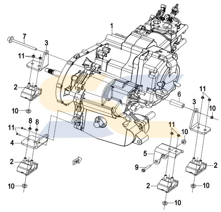 ENGINE MOUNTING