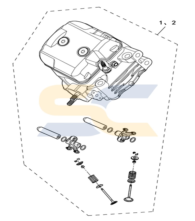 CYLINDER HEAD COMPLETE ASSEMBLY