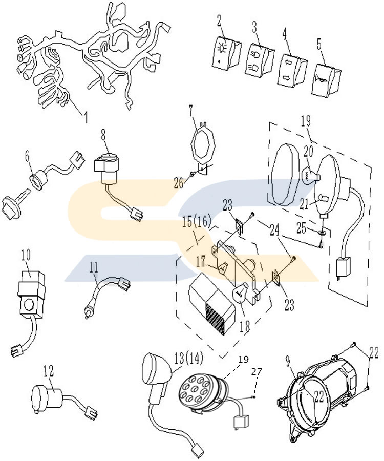 Cowboy EV60 Electrical Parts II