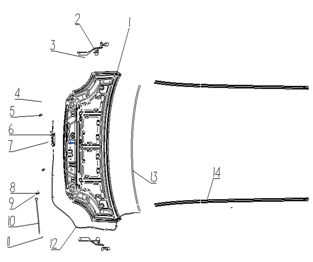 FRONT NACELLE COVER ATTACHMENT