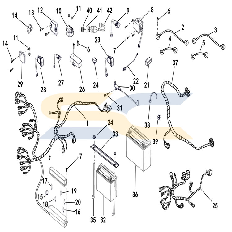 T-Boss 550 Electrical Parts