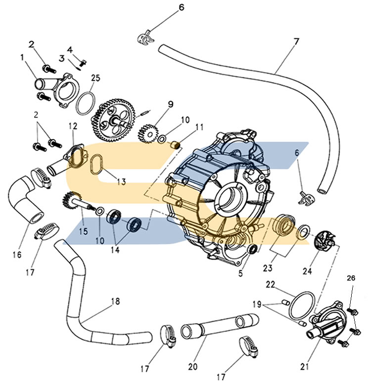 Cowboy 400 Water Pump